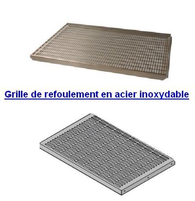 Grille de refoulement en acier inoxydable - Hottepro
